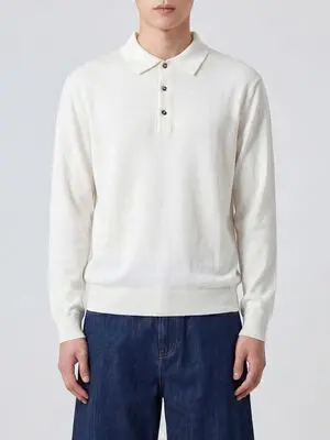 DIANA STUDIO Long Sleeve Polo Shirt - White