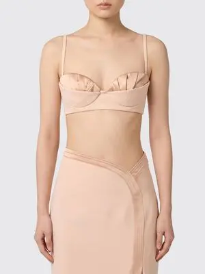 Elisabetta Franchi Bustier Top - Natural