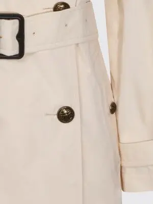 Burberry Double-breasted Cotton Trench Coat
