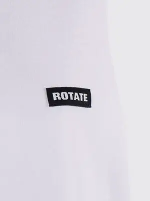 ROTATE BY BIRGER CHRISTENSEN Organic Cotton Tank Top With Appliqué Logo