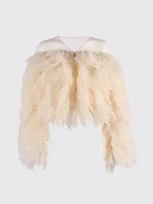 Elisabetta Franchi Tulle And Organza Jacket - White