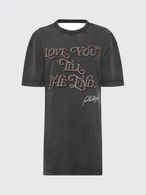 Philipp Plein Cotton Crew Neck T-shirt With Slogan Print