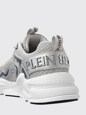 PLEIN SPORT Gen X.05 Mesh Sneakers - Silver