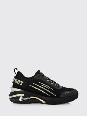 PLEIN SPORT Mesh Lace-up Sneakers - Black 1
