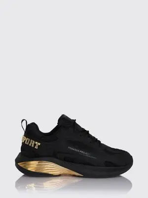 PLEIN SPORT Pegasus Project Mesh And Rubber Sneakers - Black 1