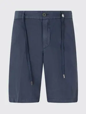 MYTHS Linen Drawstring Shorts - Blue 1