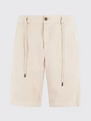 MYTHS Linen Drawstring Shorts - Sand