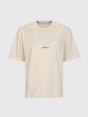 Stone Island Logo Cotton Crew Neck T-shirt