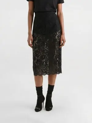 Dolce & Gabbana Lace Midi Skirt