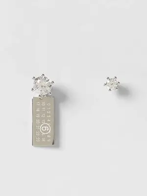 MAISON MARGIELA Crystal Pendant Earrings - Silver