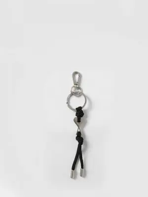 Ami Logo Charm Keychain - Black