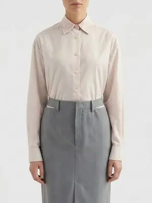 JIL SANDER Pleated Collar Shirt - White
