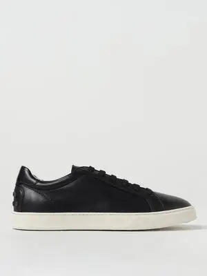 TOD'S Leather Lace-up Sneakers - Black