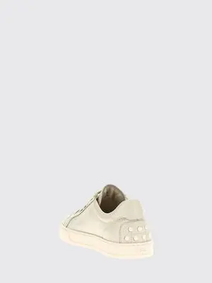 TOD'S Leather Lace-up Sneakers - White