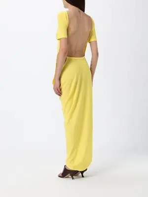 Jacquemus Asymmetrical Draped Dress