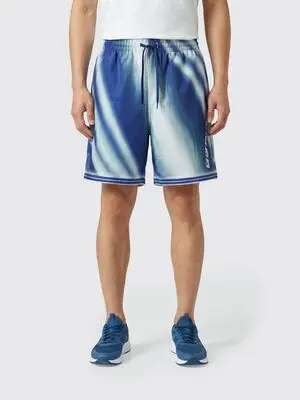 Casablanca Abstract Print Silk Twill Jogging Shorts