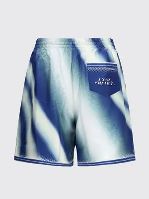 Casablanca Abstract Print Silk Twill Jogging Shorts