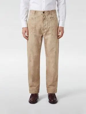 VIVIENNE WESTWOOD Vivienne Westwood Five-Pocket Straight Fit Cotton Jeans Beige