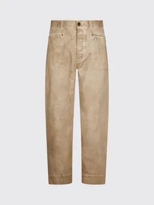VIVIENNE WESTWOOD Five-pocket Straight Fit Cotton Jeans - Beige