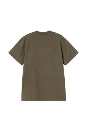 Carhartt Work In Progress Logo-detail Short-sleeve T-shirt - Green
