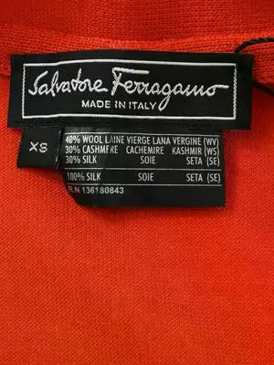 FERRAGAMO V-neck Long Cardigan