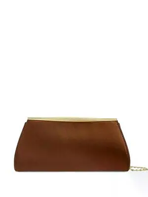 Tyler Ellis Suzannah Clutch Bag - Brown