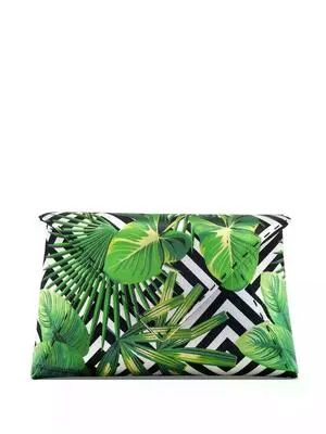 Tyler Ellis Small Lee Pouchet Clutch Bag - Green