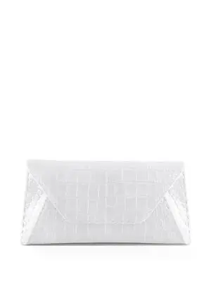 Tyler Ellis Small Eloise Clutch Bag - White
