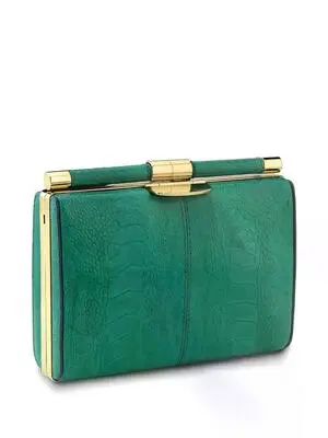 Tyler Ellis Jamie Ostrich-leg Clutch Bag