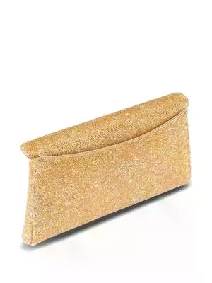 Tyler Ellis Small Lee Pouchet Clutch Bag - Gold