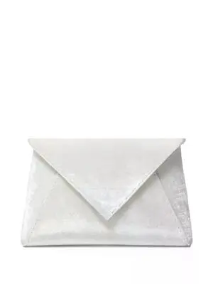Tyler Ellis Small Lee Pouchet Clutch Bag - White