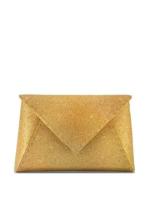 Tyler Ellis Small Lee Pouchet Clutch Bag - Gold
