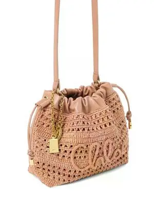 Chloé Woven Mini Bag With Embroidered Logo