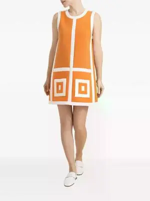 Alexis Estara Geometric-pattern Mini Dress