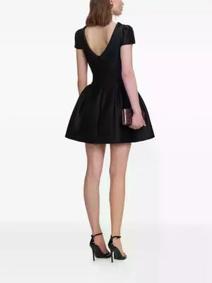 SELF-PORTRAIT Dropped-waistline A-line Mini Dress