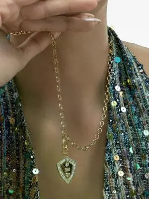 Monica Rich Kosann Large Oval Link Chain Necklace