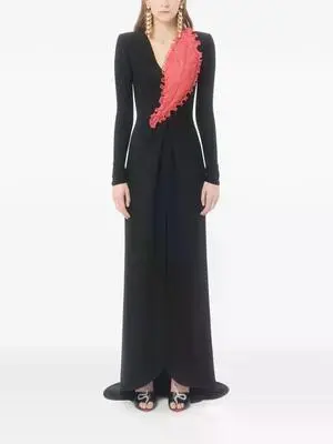 Valentino Garavani Embroidered Cady Couture Gown