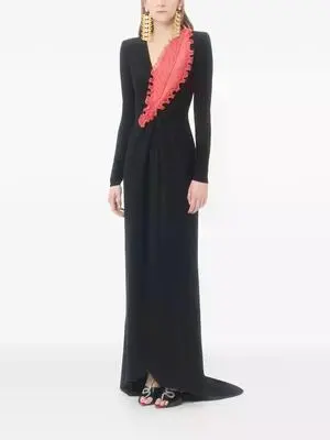 Valentino Garavani Embroidered Cady Couture Gown