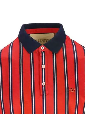 Valentino Garavani Stripe-print Polo Shirt