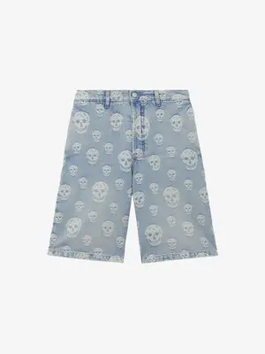 Alexander Mcqueen Frayed Shorts For Men