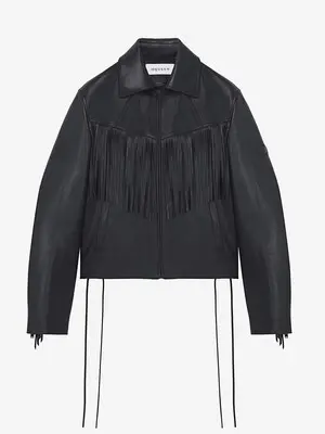 Alexander McQueen Fringe Leather Jacket