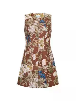Cara Cara Rhapsody Mini Dress - Brown