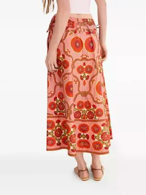 Cara Cara Meret Floral-print Midi Skirt