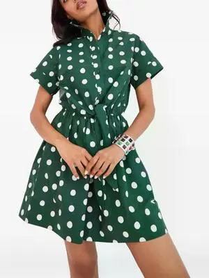 Cara Cara Asbury Polka-dot Mini Dress