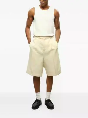 ABOUT:BLANK Pleated Tailored Shorts - Neutrals