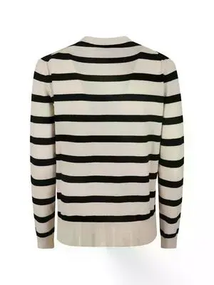 Max Mara Striped V-neck Cardigan