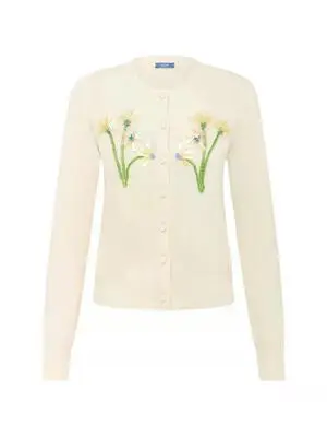 LEO LIN Claire Sequin Embellished Cardigan
