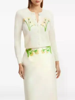 LEO LIN Claire Sequin Embellished Cardigan