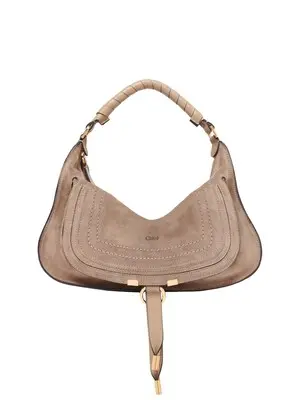 Chloé Small Marcie Shoulder Bag - Brown