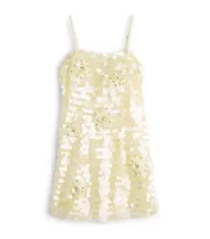 LoveShackFancy Sequined Camira Dress